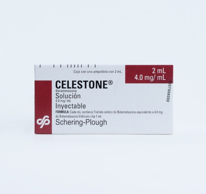 Celestone 4 Mg Solución Inyectable Ampolleta 2 Ml – Dermayeo